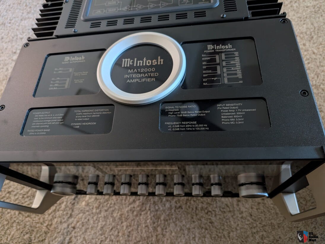 McIntosh MA12000 Top Of The Line Hybrid Integrated Amp Photo #5470208 ...