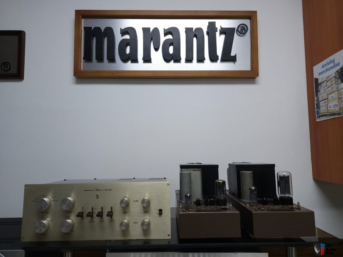 Marantz 7 Tube Preamplifier and Marantz Model 5 Pair Vintage Tube ...