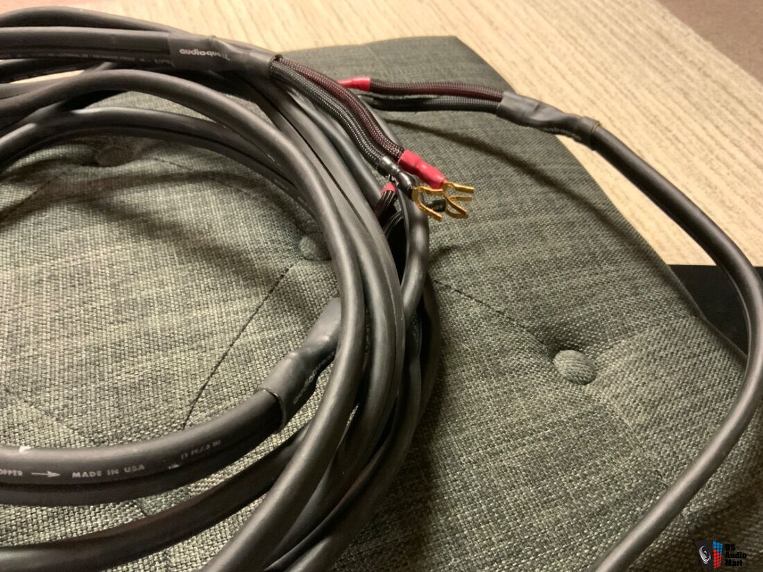 Audioquest Slate 12 foot speaker cable with spades Photo #5472379 - US ...