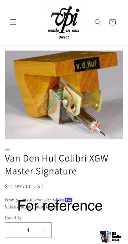 Wayne's Audio Master Signature MC Phono Cartridge, 5N Silver Coil, Line ...