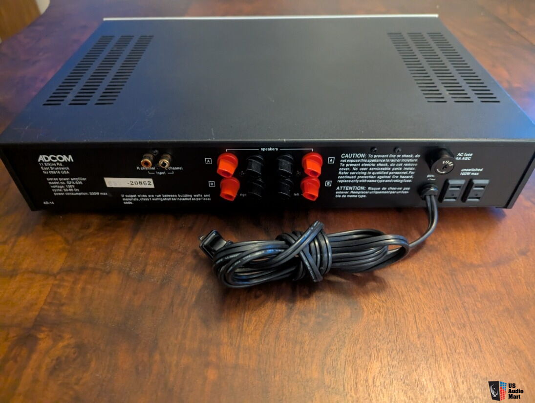 Adcom GFA-535 mki white Photo #5475451 - US Audio Mart