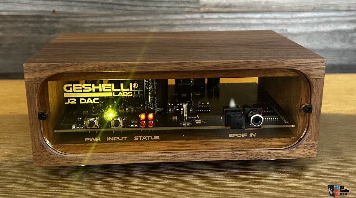 Geshelli Labs J2S - AKM4499 - Sparkos 3602 on Balanced End - Walnut ...