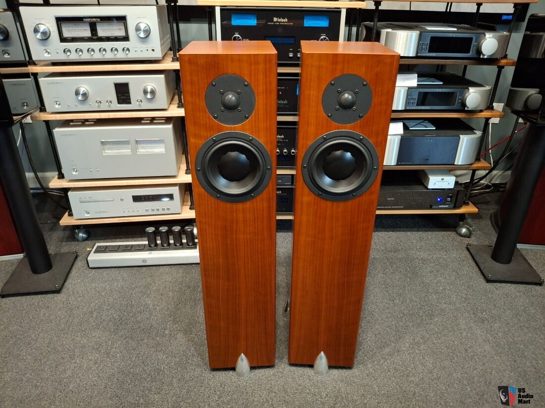 Totem Acoustic Forest Cherry Finish Floor Models Dealer Ad - Canuck ...