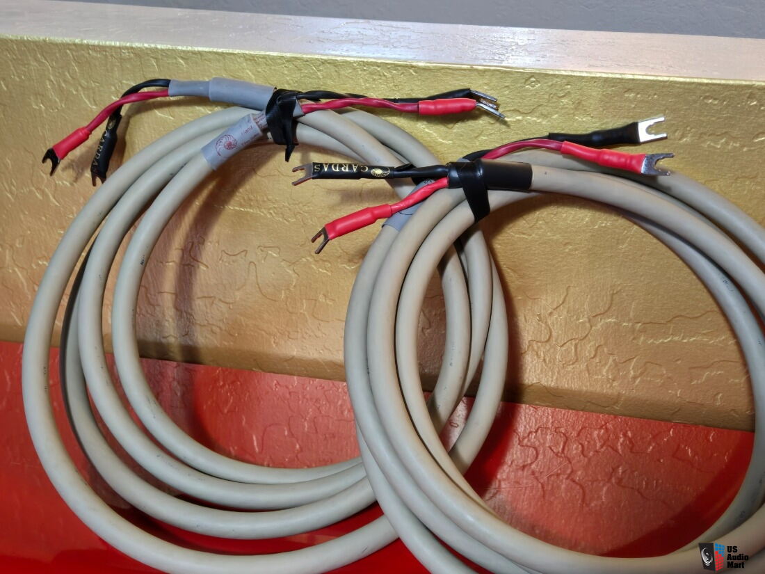 Cardas Neutral Reference Spade Speaker Cables - 3.5m Pair + Free Ship ...
