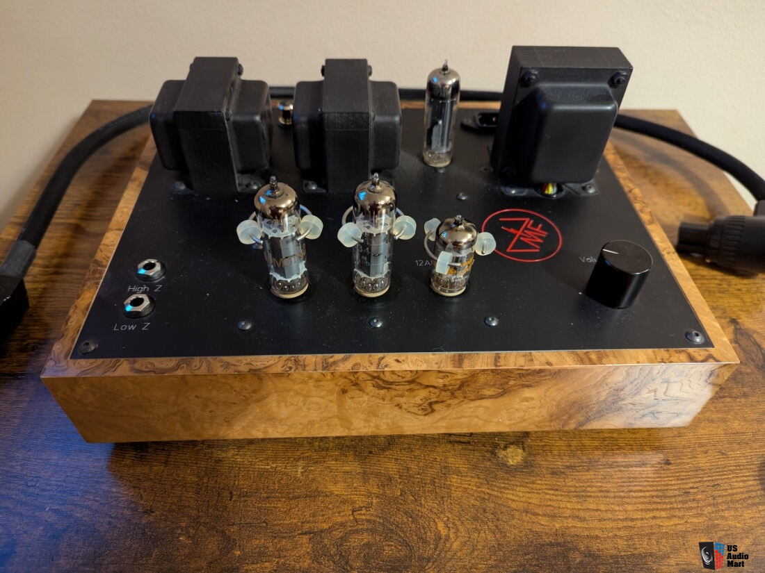 ZMF Pendant OG Headphone amp Burl Elm base Photo #5479107 - US Audio Mart
