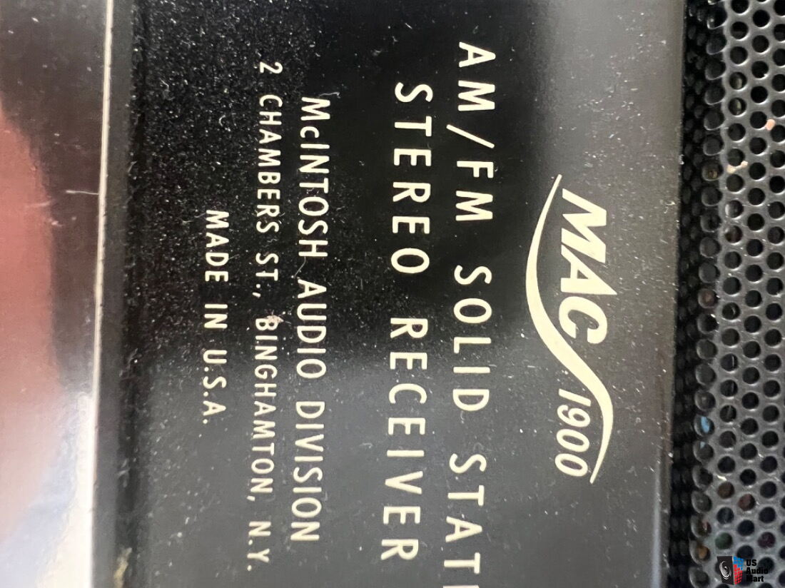 Mac1900 receiver Photo #5479350 - US Audio Mart