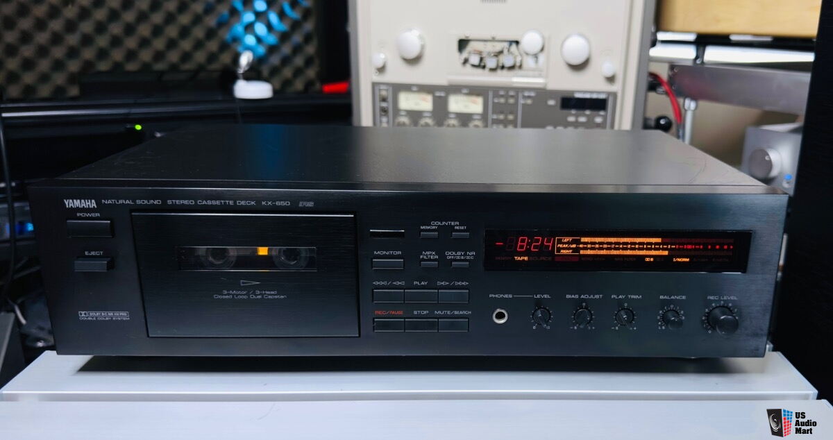 Yamaha KX-650 Natural Sound Stereo Cassette Deck (Serviced) For Sale ...