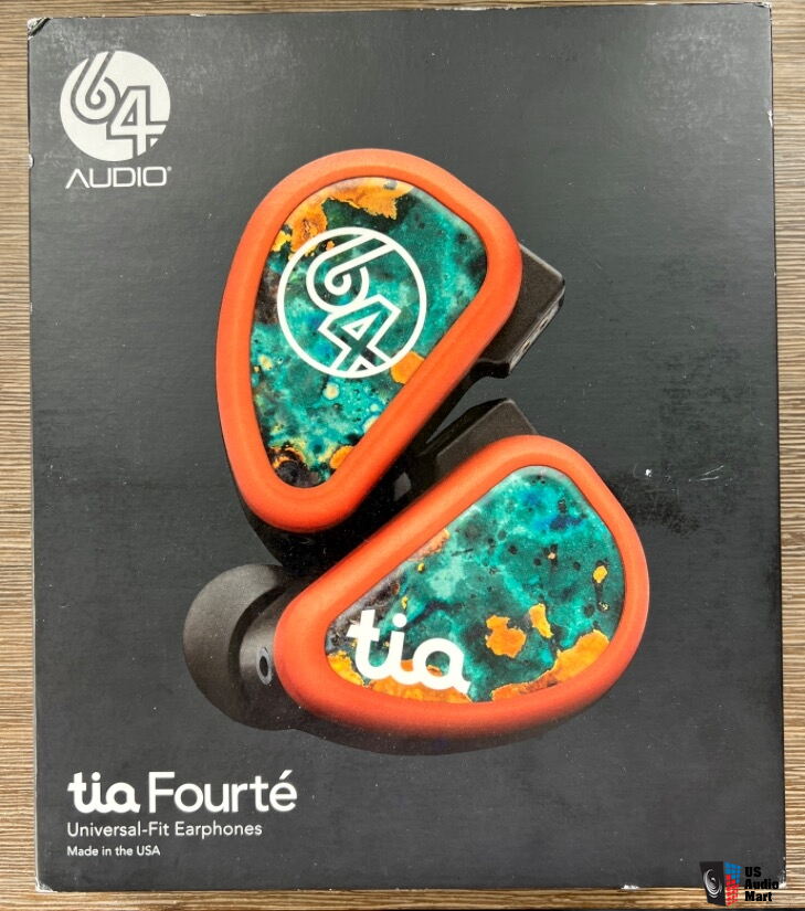 64 Audio Tia Fourté IEM With Leonidas II Upgraded Cable For Sale - US ...