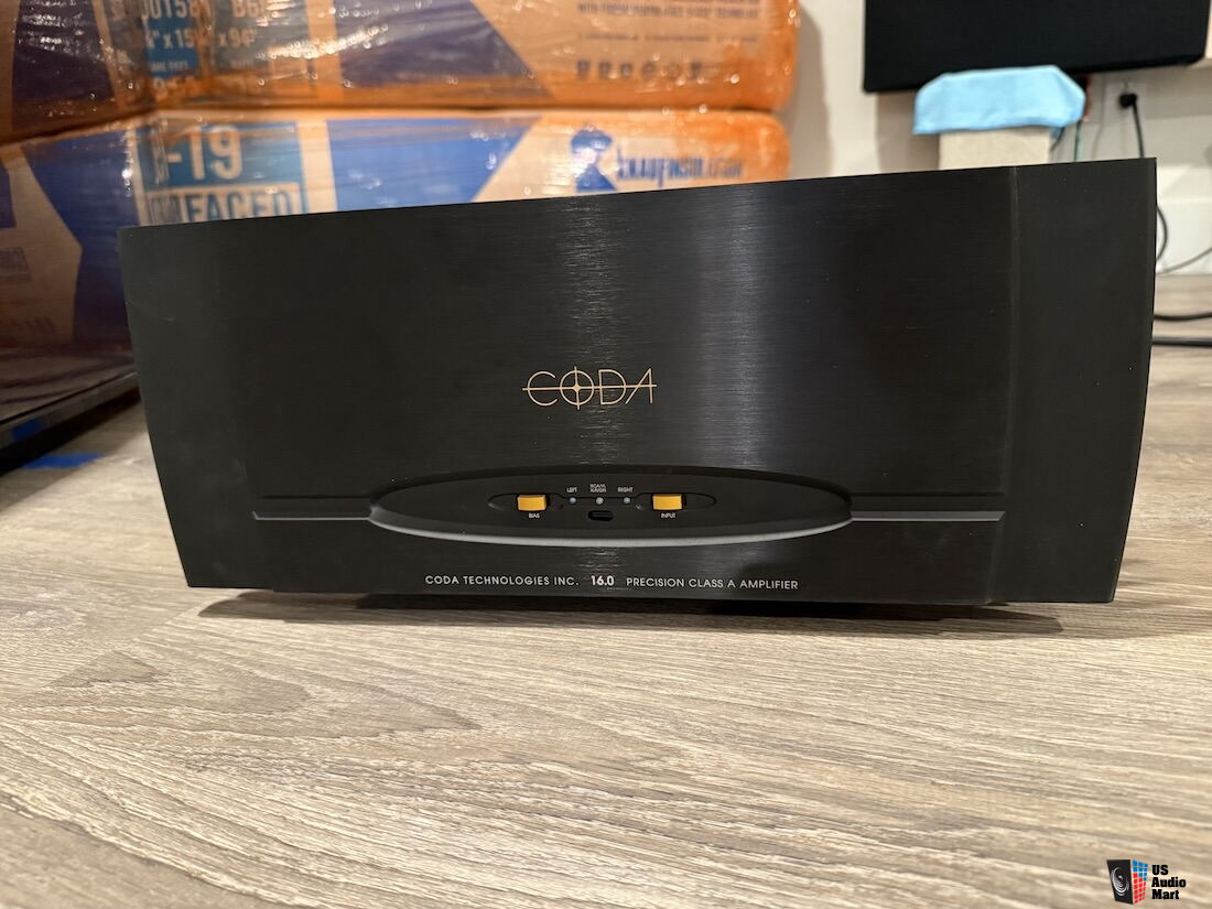 Coda Technologies 16.0 Power Amplifier - Black - Meterless Photo ...