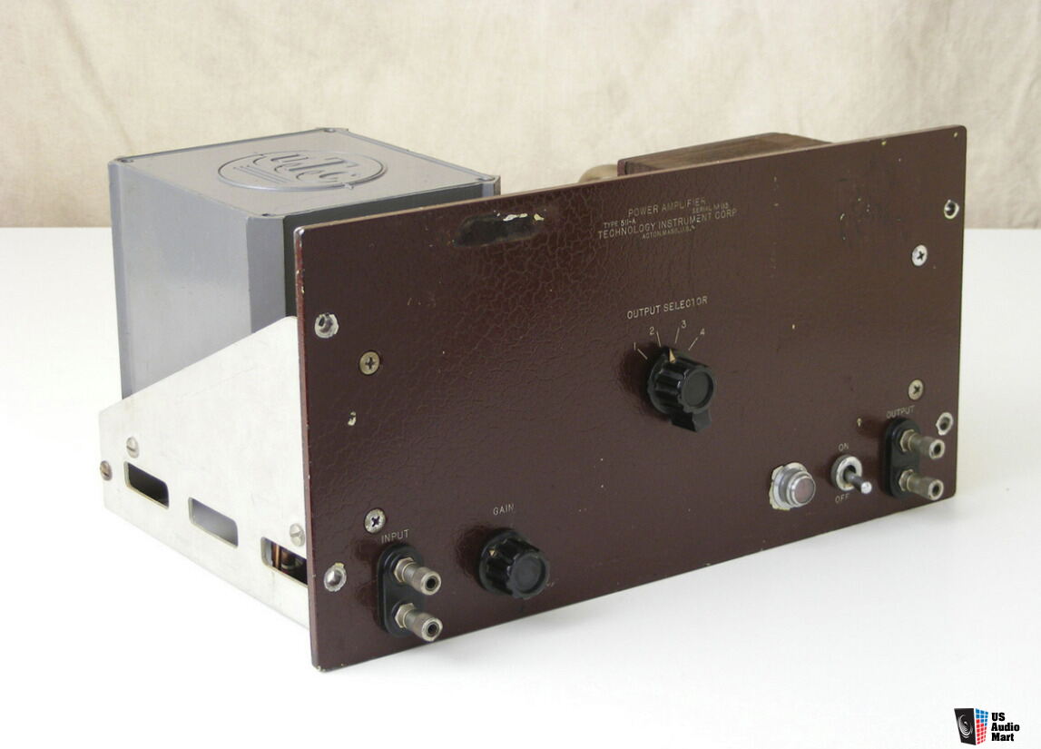 Technology Instrument 511-A TUBE Power Amplifier 6L6 Mono ~ Works Photo ...