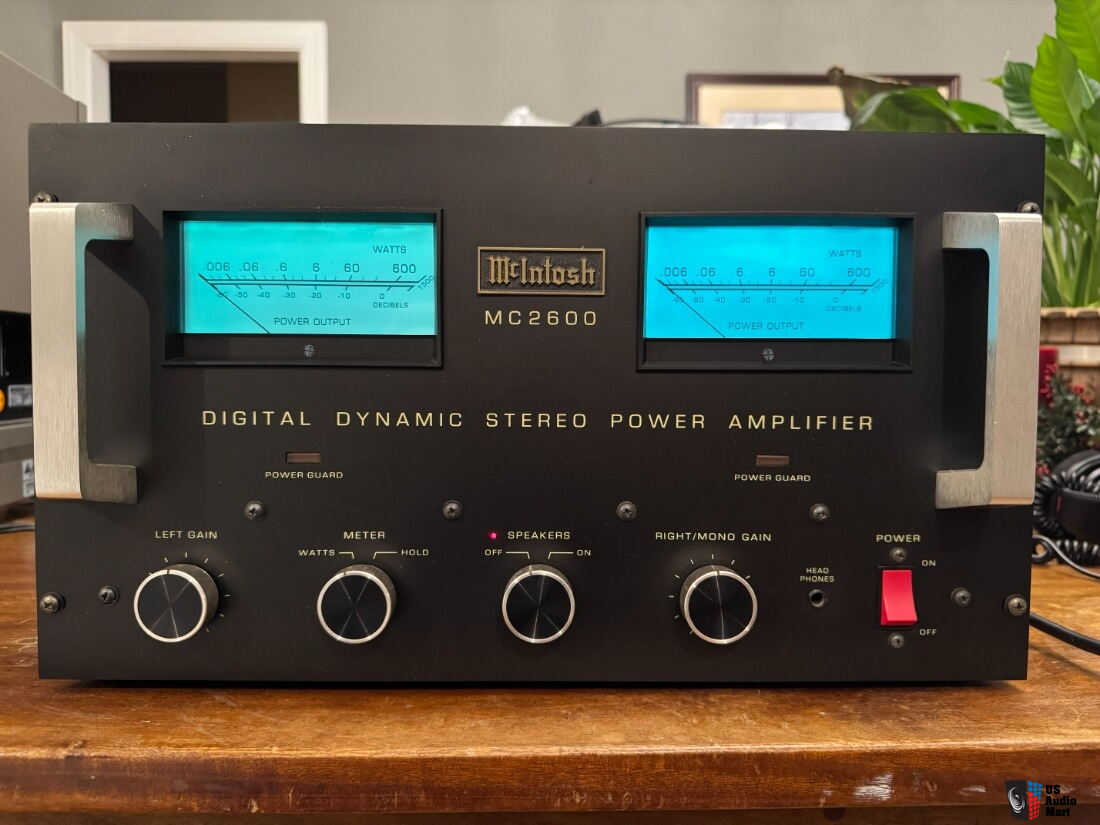 McIntosh MC2600 600 watt per channel stereo amplifier | NMint ...