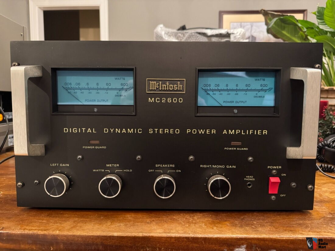 McIntosh MC2600 600 watt per channel stereo amplifier | NMint ...