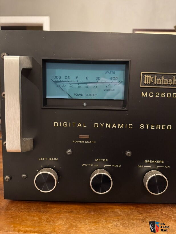 McIntosh MC2600 600 watt per channel stereo amplifier | NMint ...