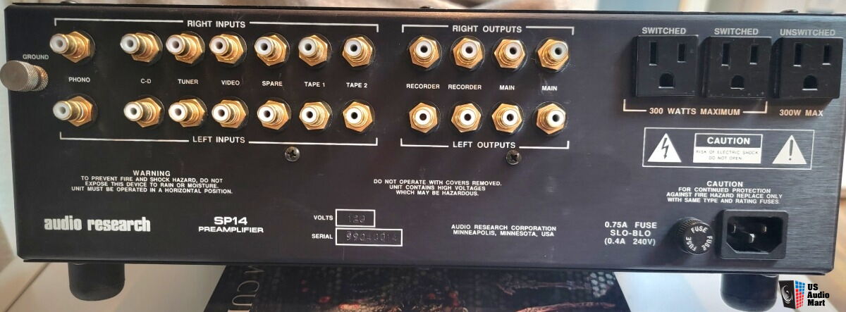 Audio Resarch SP14 Preamplifier Photo #5497213 - US Audio Mart