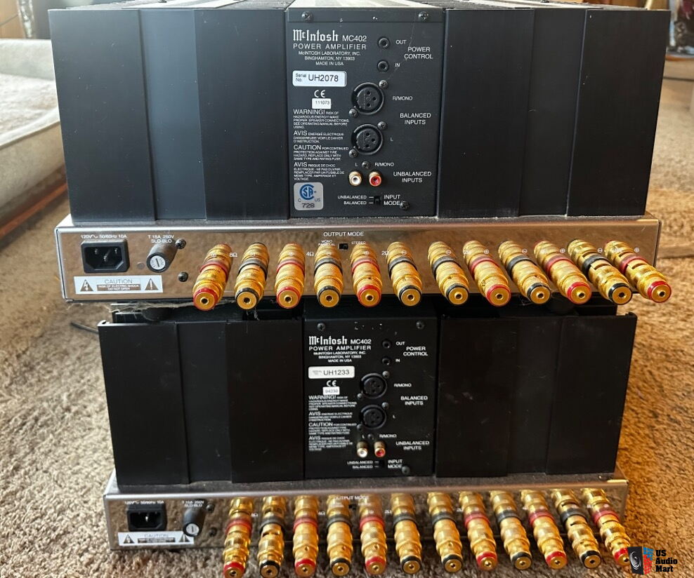 McIntosh MC402 x2 Photo #5499149 - US Audio Mart