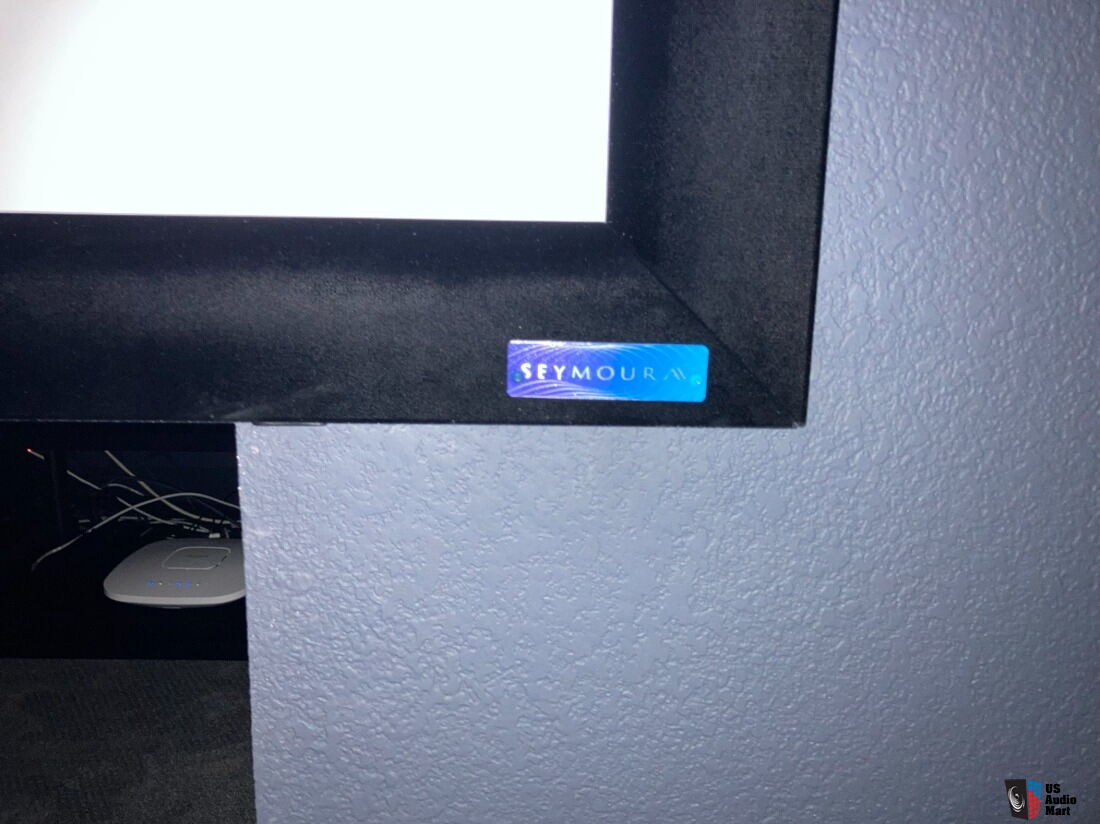 Seymour Projector Screen 120" 16:9 Premier 3.3" Fixed Frame Glacier ...