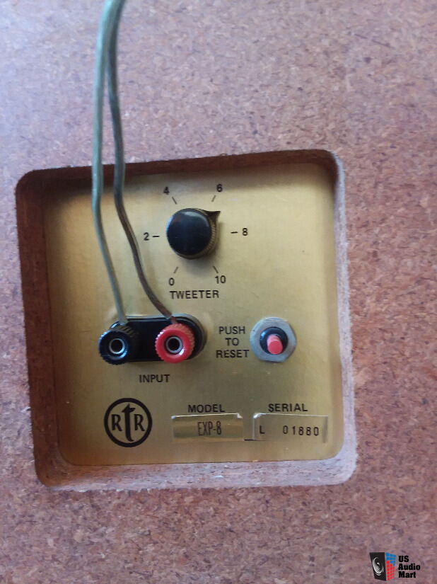 Vintage RTR EXP-8 Speakers Photo #5504538 - Canuck Audio Mart