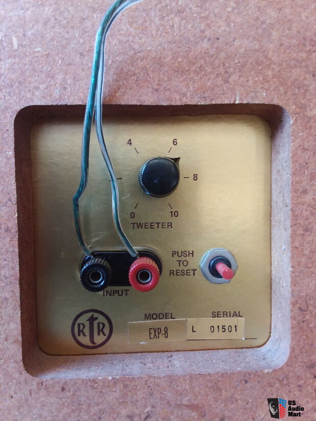 Vintage RTR EXP-8 Speakers Photo #5504539 - Canuck Audio Mart