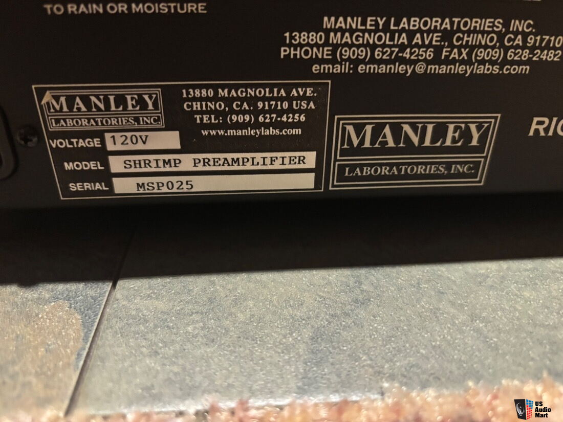Manley Shrimp Preamplifier For Sale - US Audio Mart