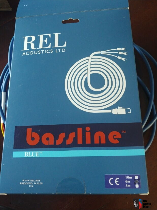 Rel Bassline Blue speakon cable 6m SALE pending For Sale - US Audio Mart