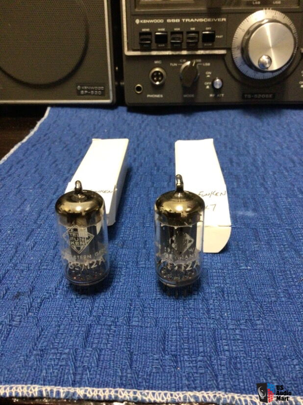 Telefunken 12AX7 Smooth Plate Tubes Matched Pair - Test New Photo ...