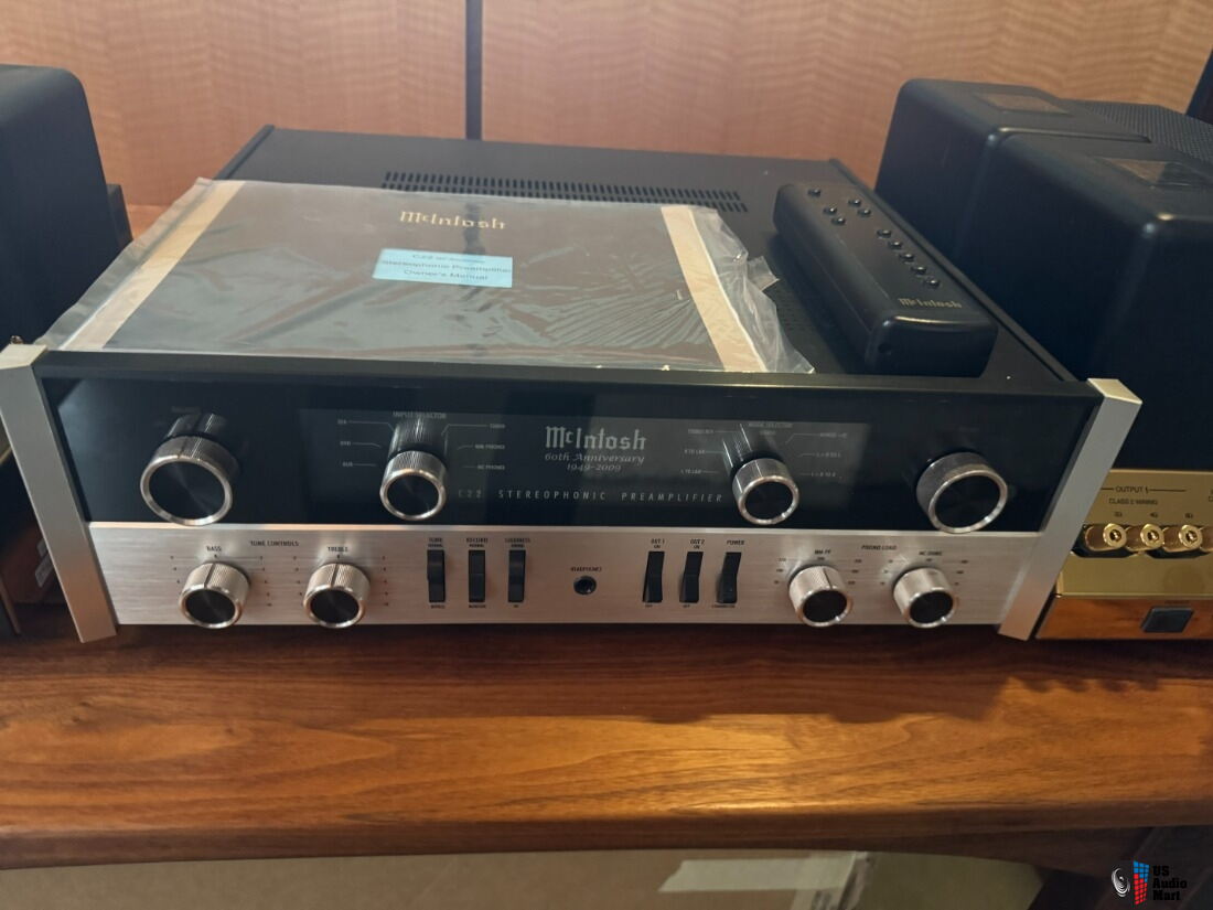 McIntosh 60th Anniversary MC75 Amps and C22 Preamp Photo #5518220 - US ...