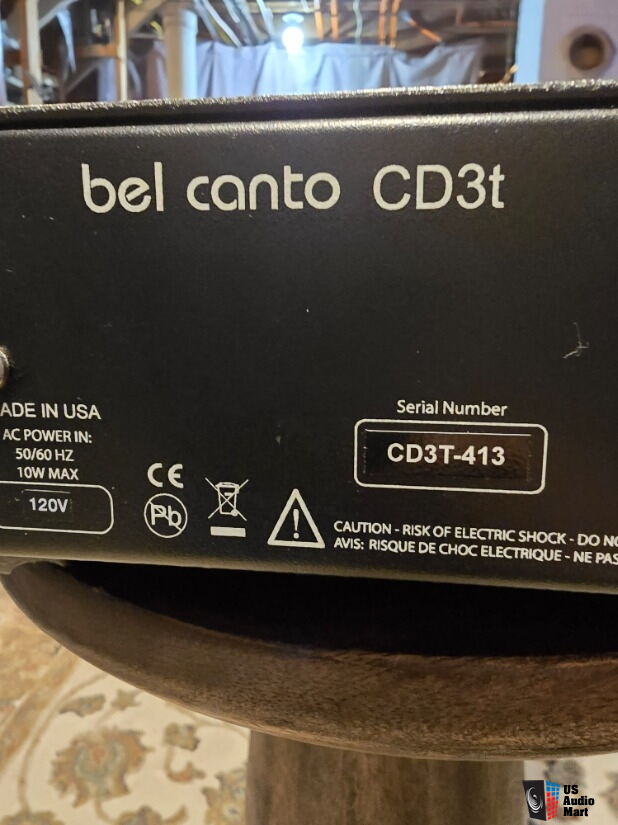 Bel Canto CDt3 CD Transport Photo #5522080 - US Audio Mart