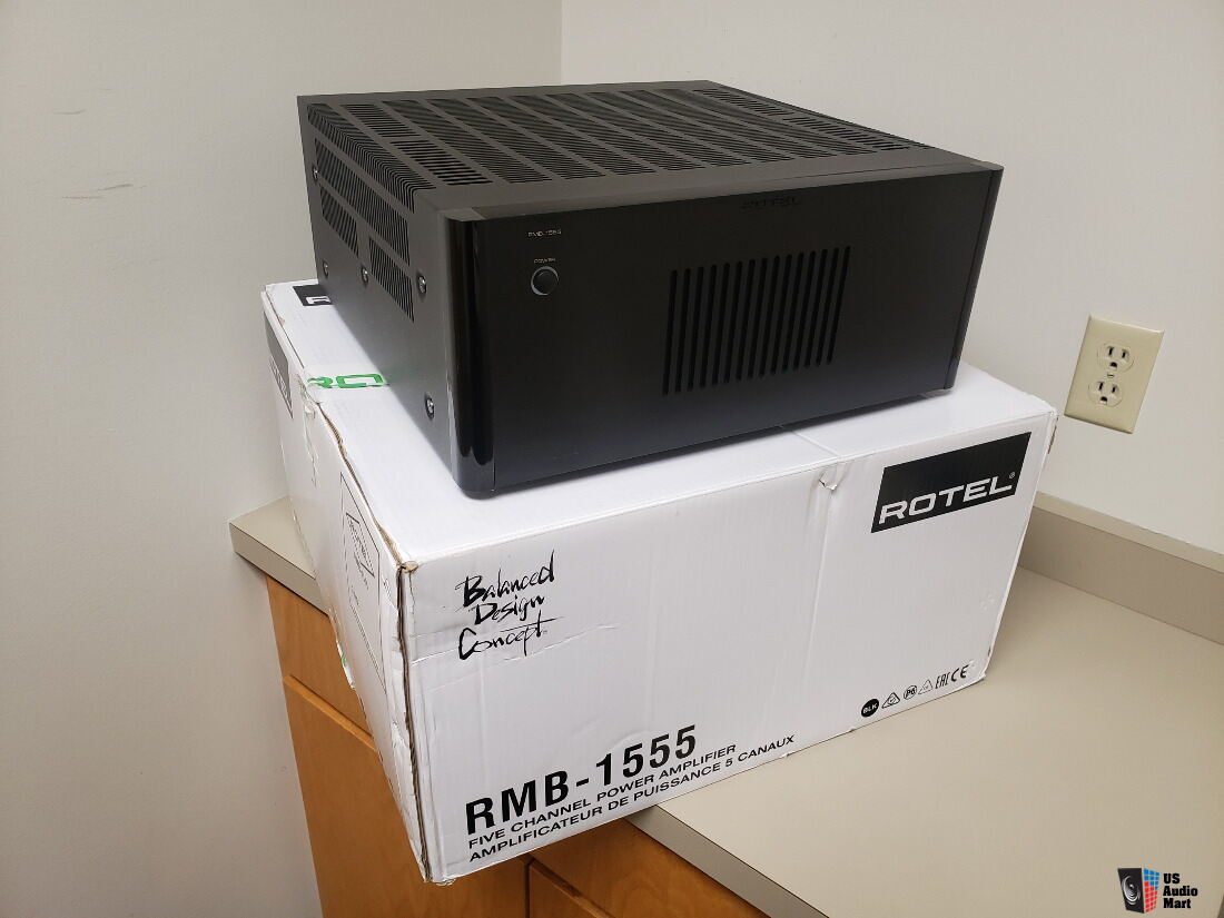 Rotel RMB-1555 - 120 watt x 5-channel Amplifier Photo #5523055 - US ...