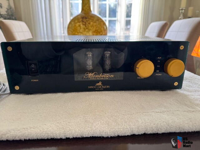 Shindo Labs Monbrison Stereo Tube Preamplifier with MC & MM Phono Stage ...