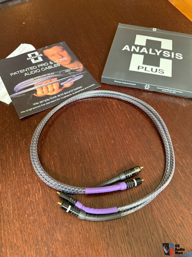 Analysis Plus Solo Crystal Interconnects 1M RCA Photo #5527645 - US ...