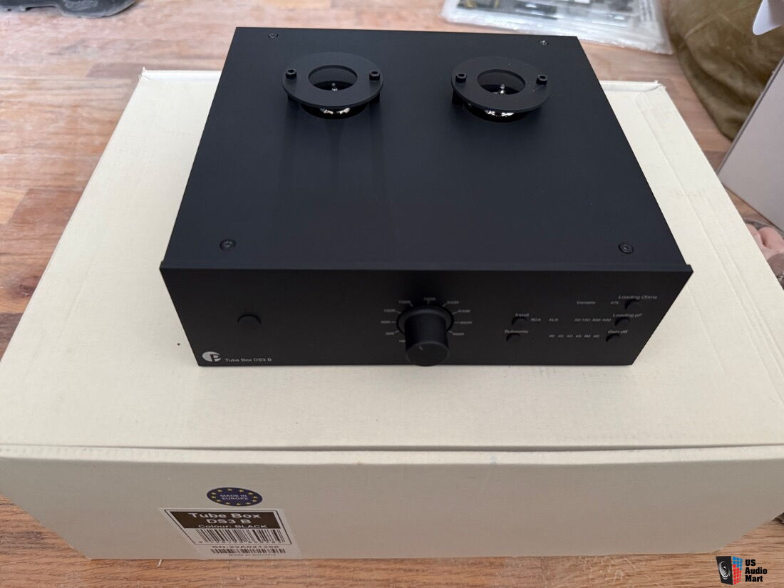 Pro-ject Balanced Tube Box DS3 B with Cryoed Kevin Stash Gold Lion ...