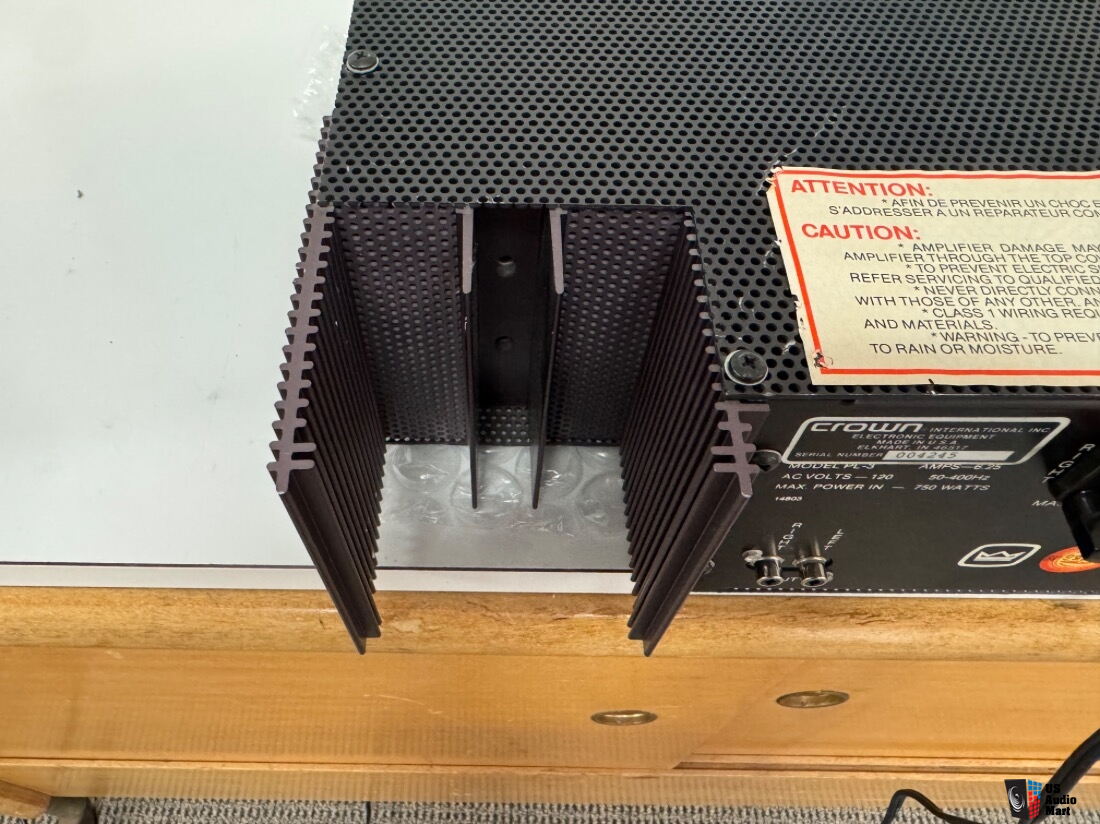 Ultra rare Crown Power Line Three amplifier, must see Photo #5530974 ...