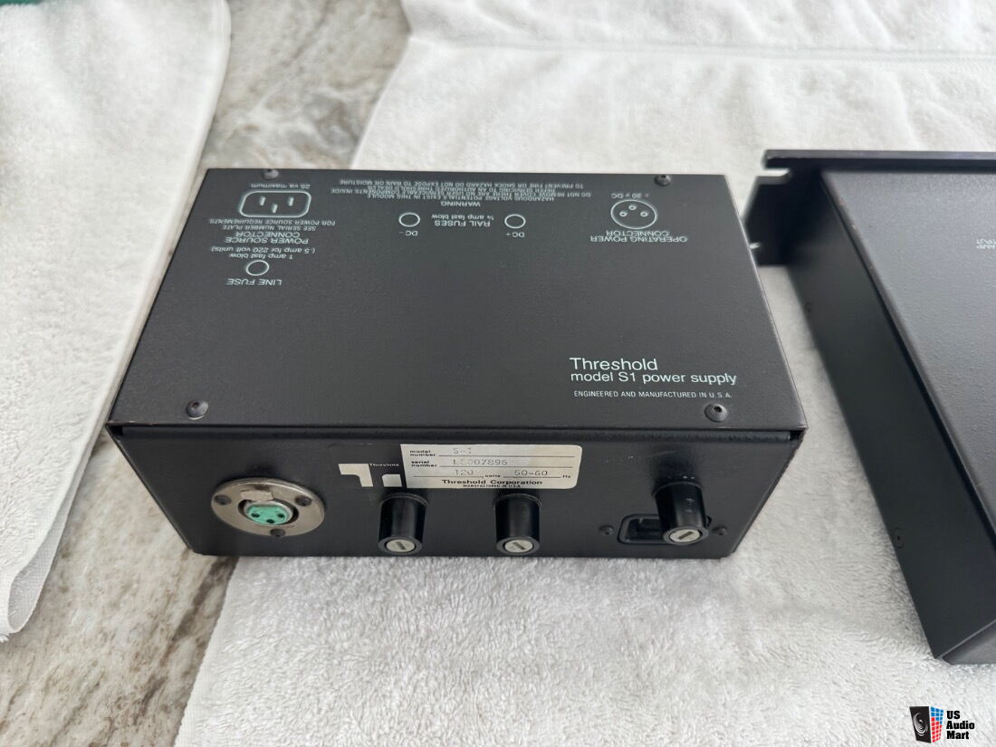 Threshold SL 10 Preamp with S1 Power Supply. Recapped Photo #5531213 ...