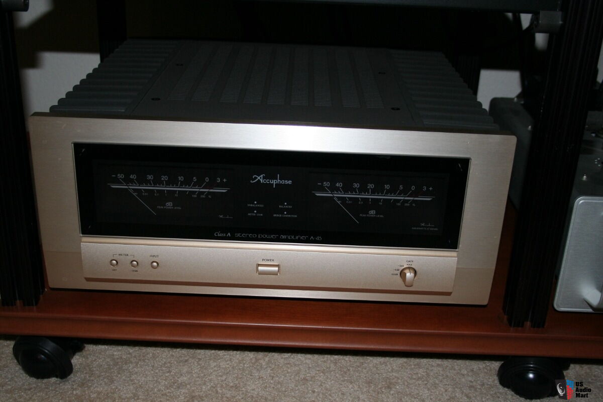 Accuphase A45 Class A Power Amplifier Photo #5531688 - US Audio Mart