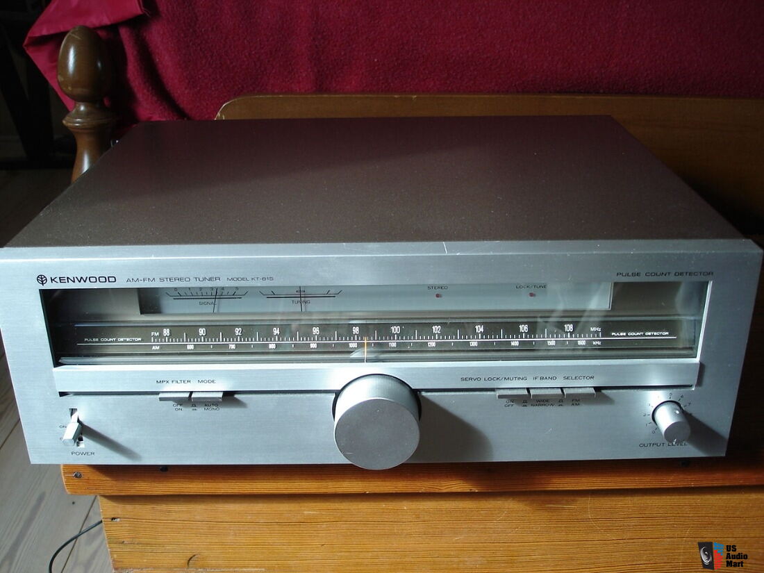 Kenwood KT-815 AM/FM tuner, modded by Bill Ammons, aligned, new lamps ...