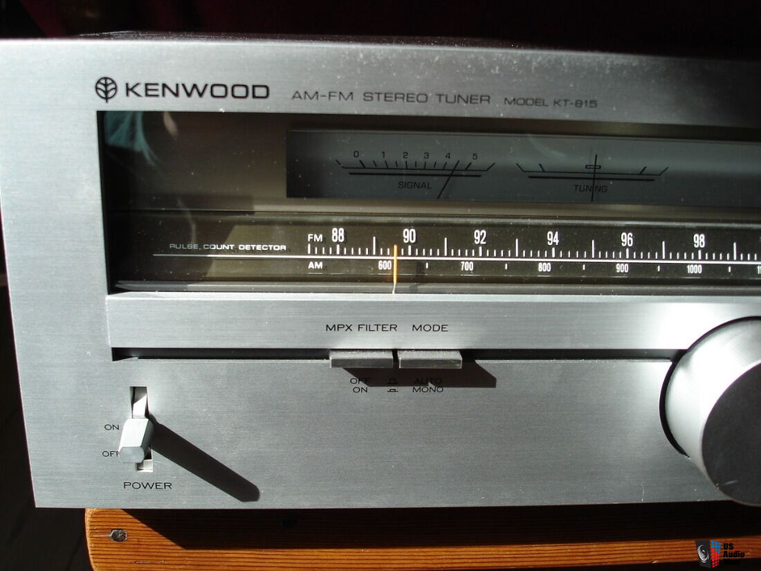Kenwood KT-815 AM/FM tuner, modded by Bill Ammons, aligned, new lamps ...