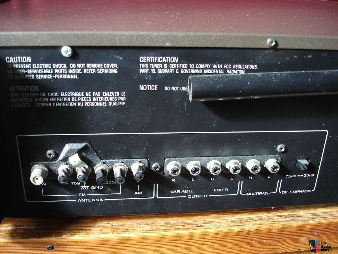 Kenwood KT-815 AM/FM tuner, modded by Bill Ammons, aligned, new lamps ...