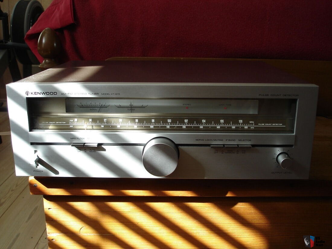 Kenwood KT-815 AM/FM tuner, modded by Bill Ammons, aligned, new lamps ...