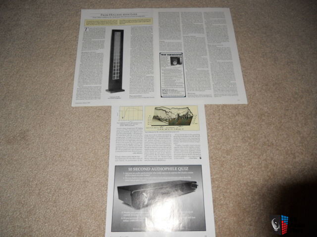 AudioStatic ES-100/SW-100 Electrostatic Speakers Photo #5536708 - US ...