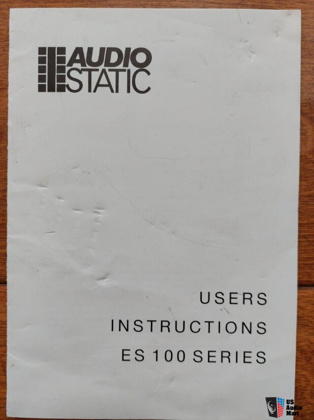 AudioStatic ES-100/SW-100 Electrostatic Speakers Photo #5536707 - US ...