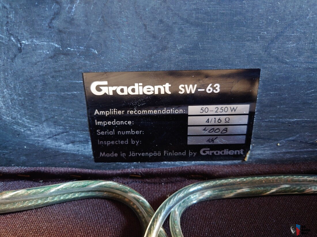 Gradient SW-63 subwoofers with crossover for Quad 63 Photo #5536756 ...
