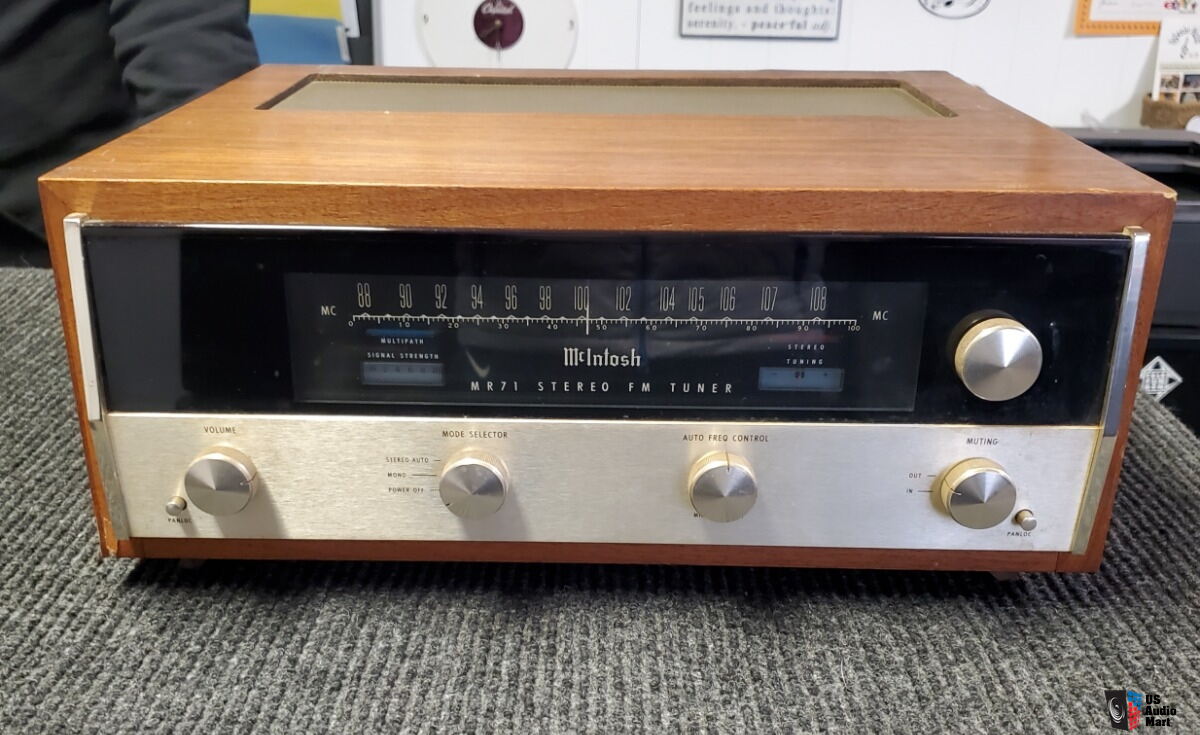 MacIntosh MR71 Tuner/Receiver (Tube) with Cabinet For Sale - US Audio Mart