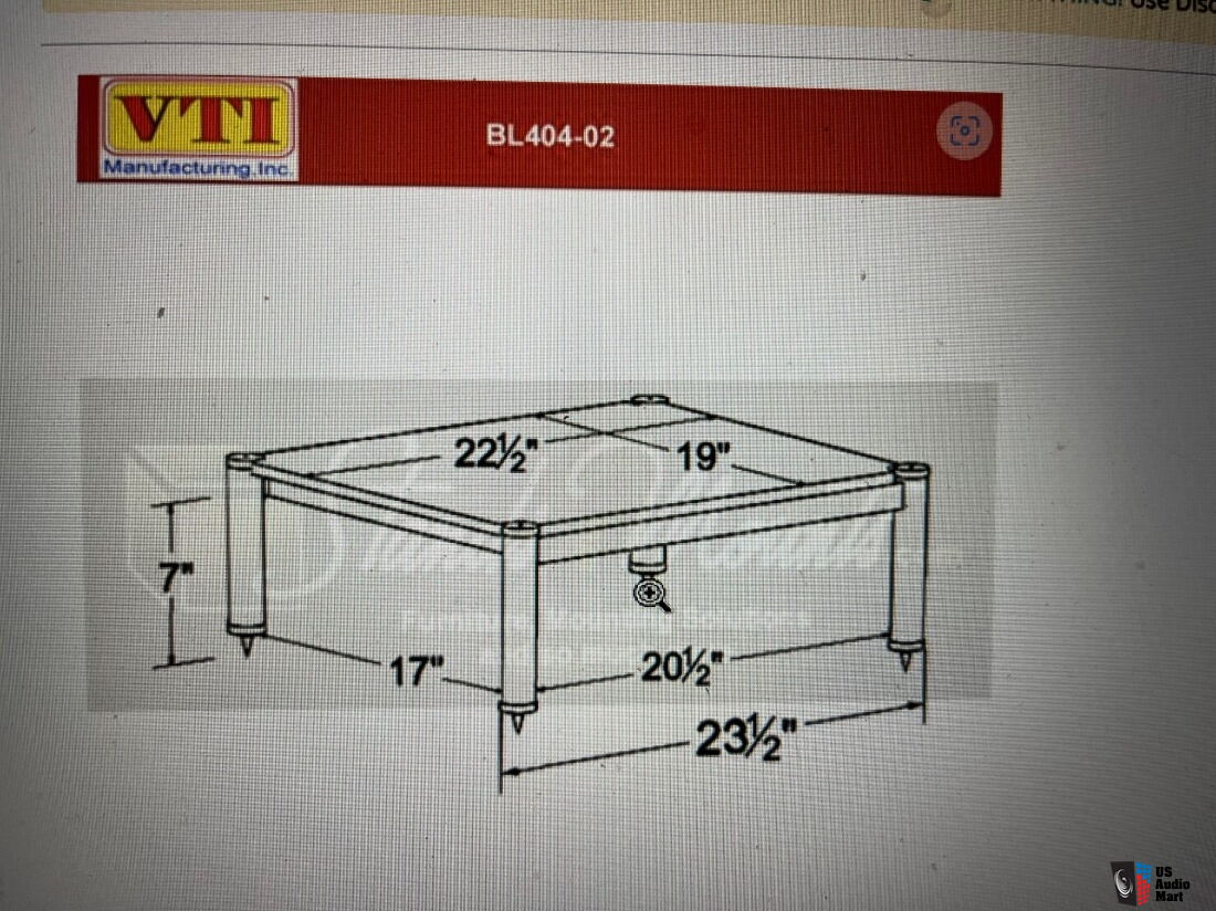 VTI BL-404-02 Shelf (2 available) Photo #5540757 - US Audio Mart