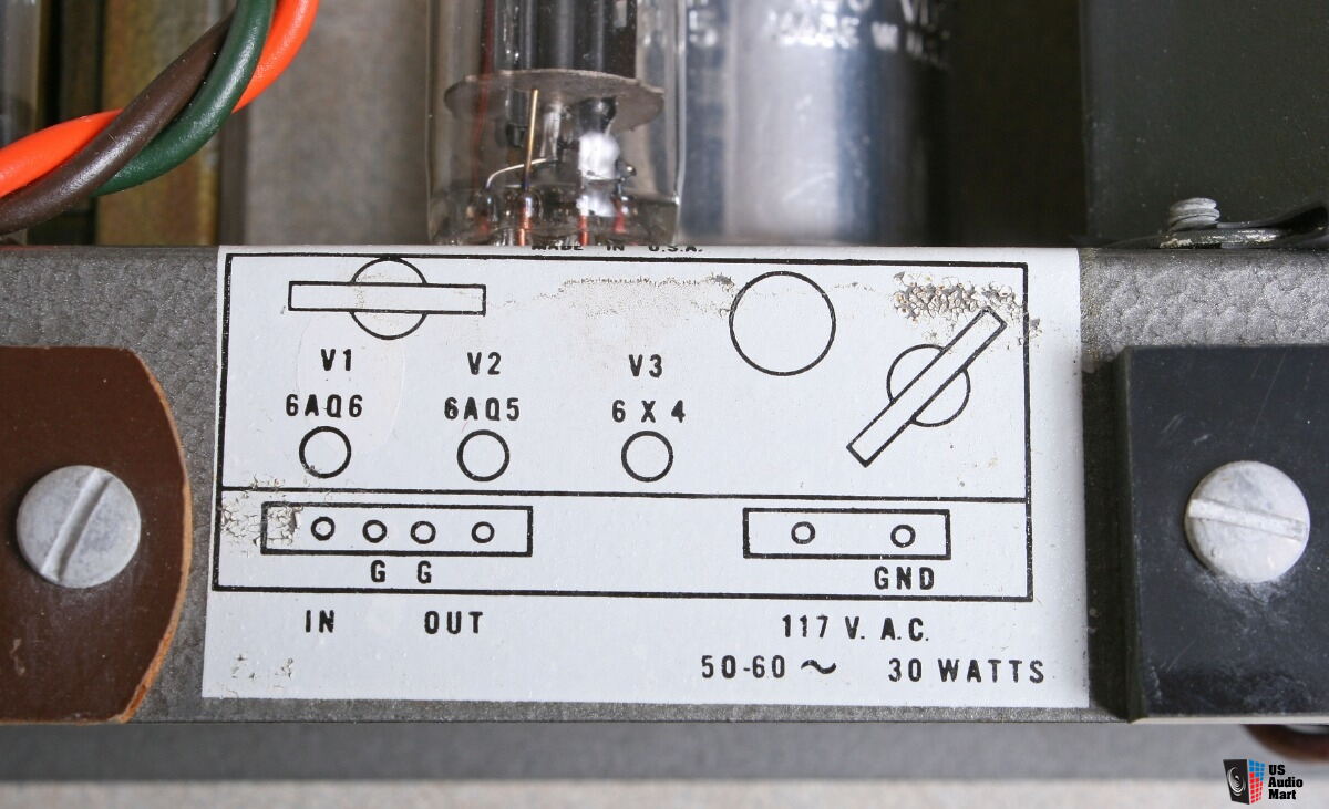Rare Altec A336A Single Ended 6AQ5 Theater Monitor Tube Amplifier ...