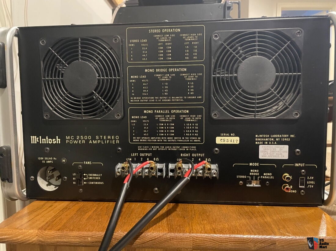 McIntosh MC2500, Exceptional Sound & Condition Photo #5545046 - US ...