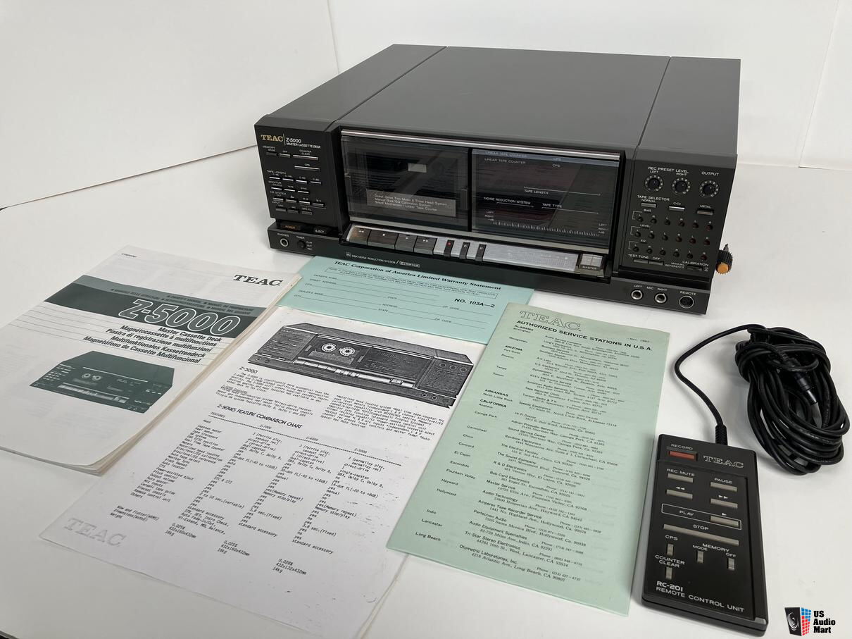 TEAC Z-5000 Master Cassette Deck Photo #5548391 - US Audio Mart