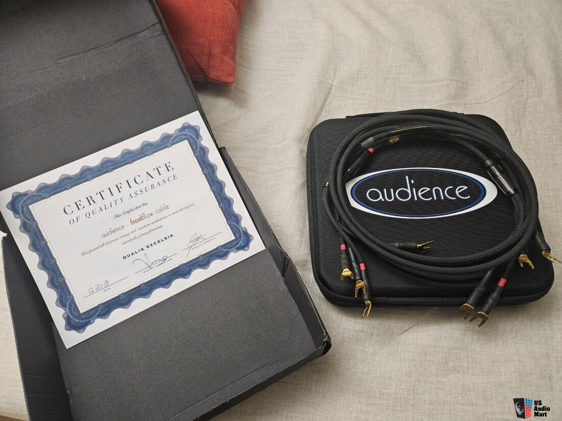 Audience FrontRow Front ROW 2m Spades Speaker Cables For Sale - US ...