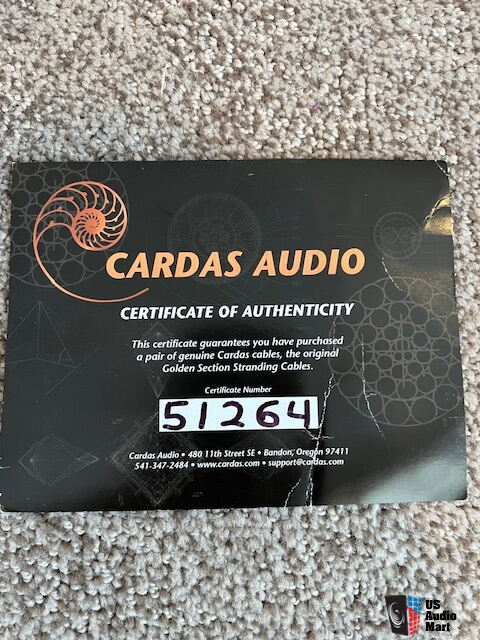 Cardas Golden Cross Speaker Cables Photo #5552086 - US Audio Mart