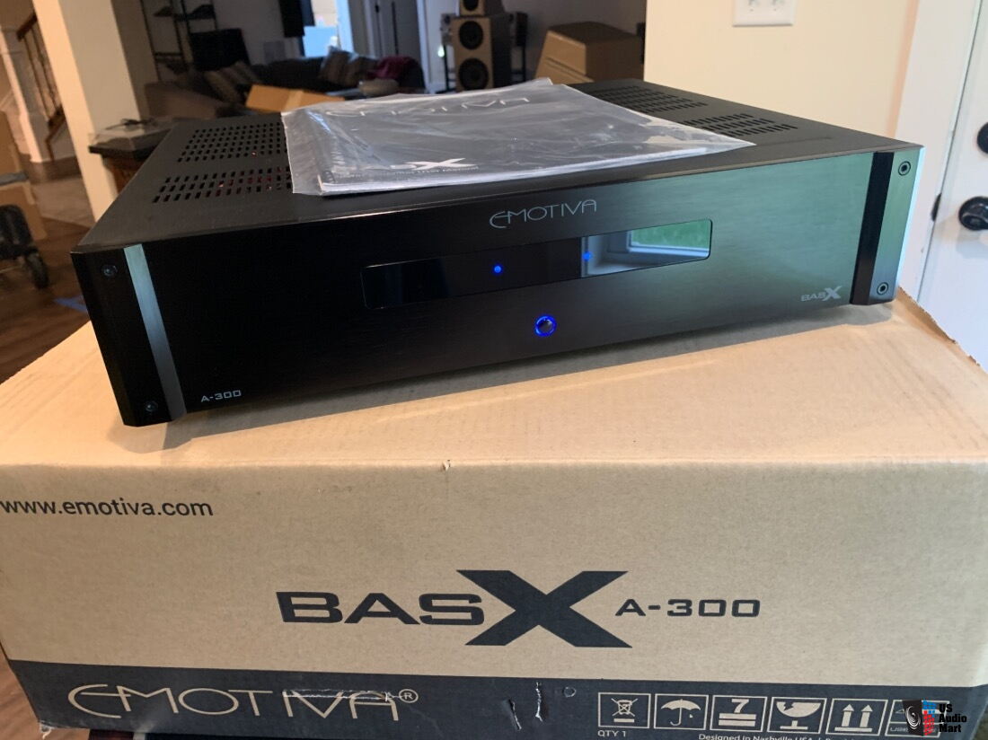 Pristine Emotiva BasX A300 amplifier in excellent condition. Clean ...