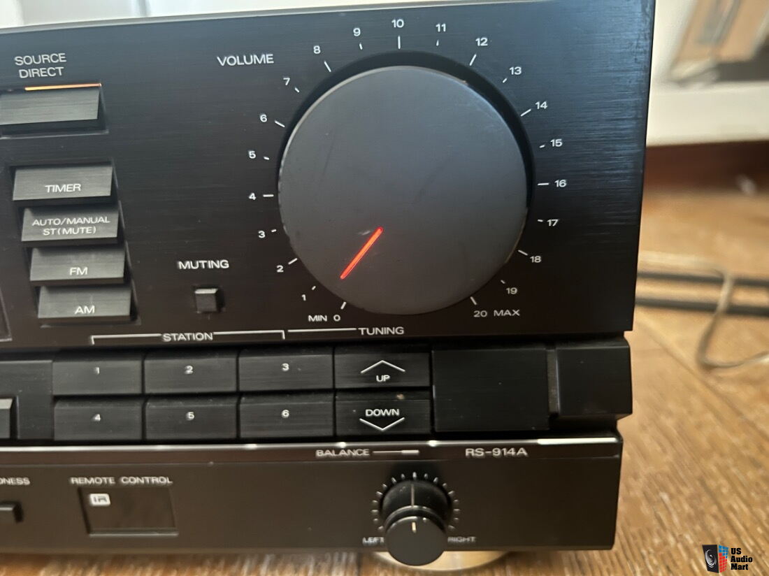 Fisher RS-914A AM/FM Stereo Receiver, Comes With Original Book & Remote ...